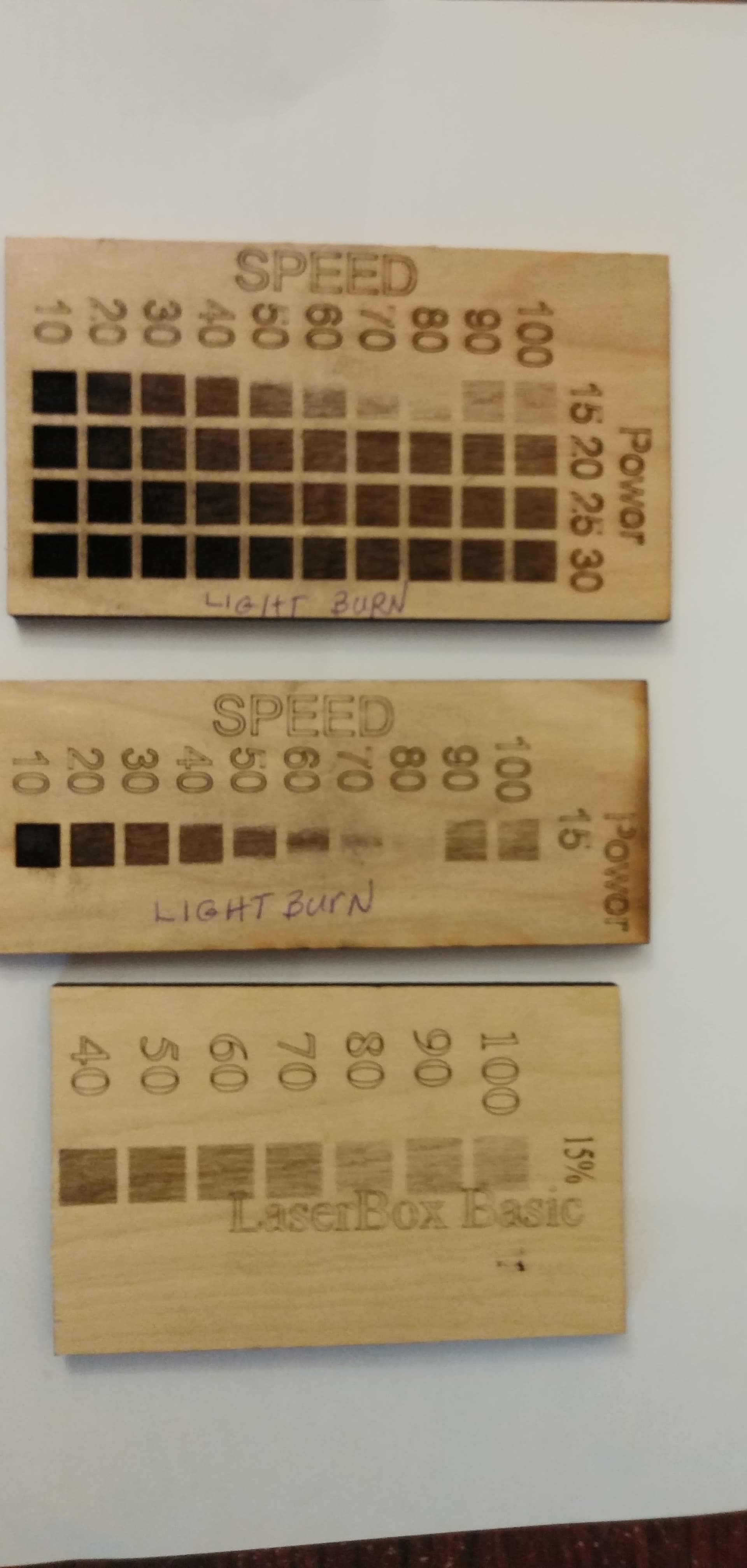Test pattern prints fine in laserbox basic but not in lightburn - xTool ...