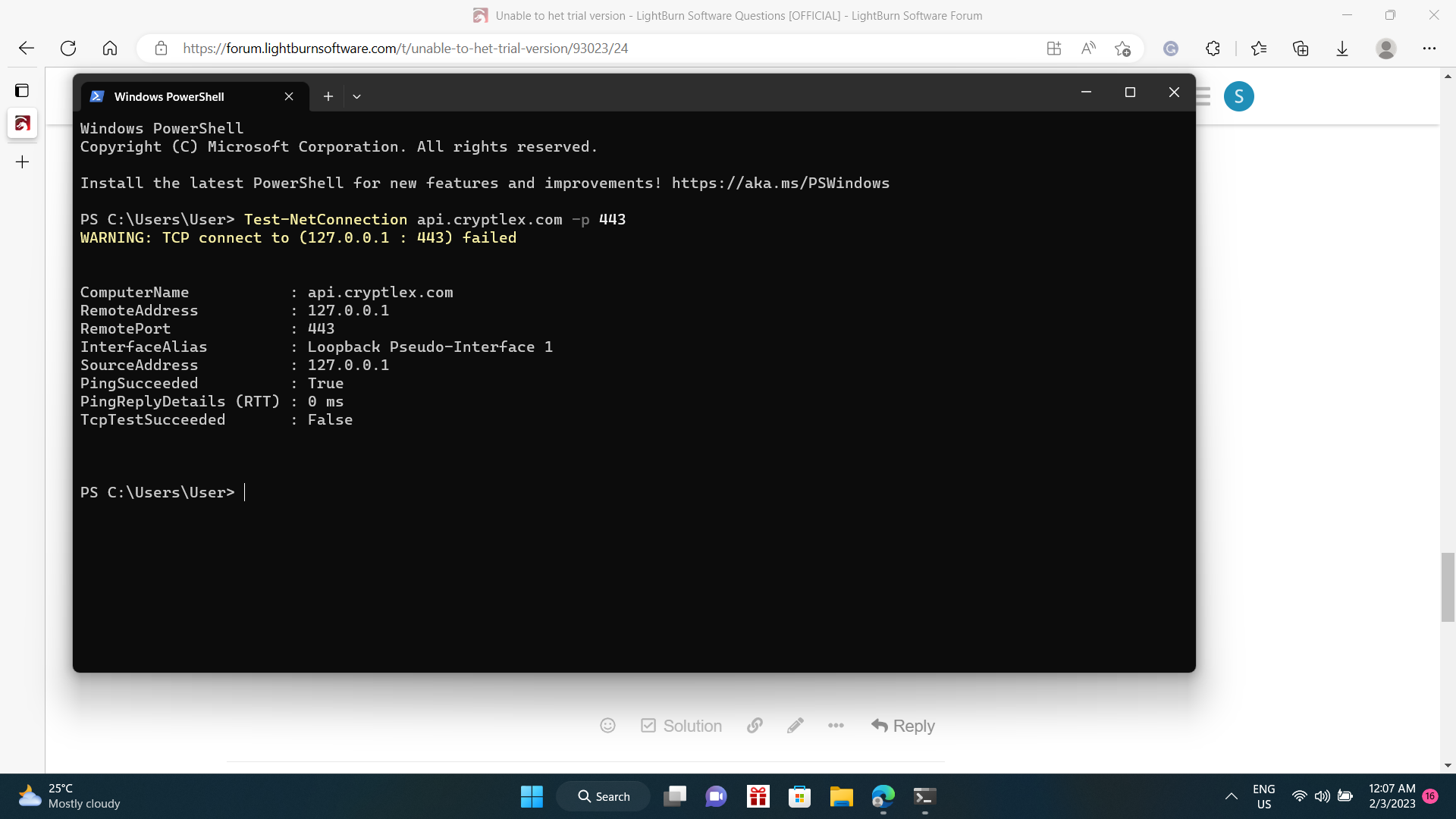 Unable to het trial version - Page 2 - LightBurn Software Questions - LightBurn Software Forum