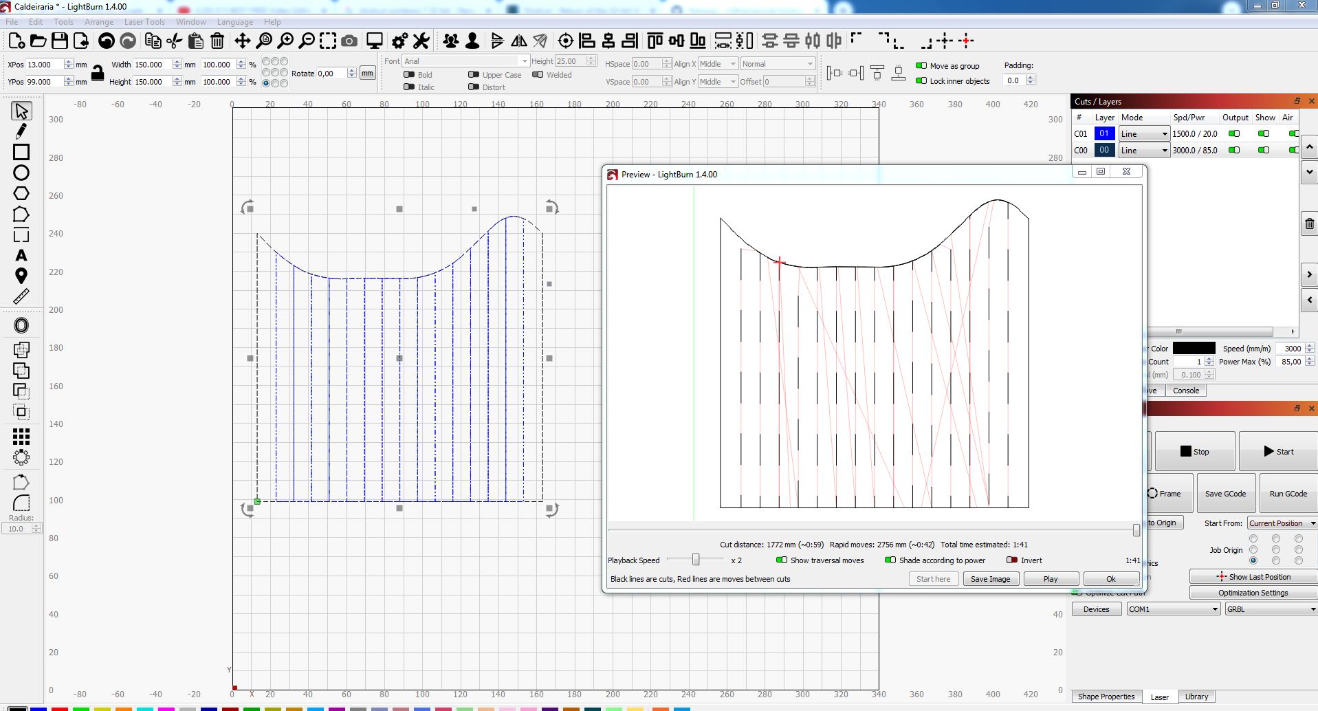 Maching lines within two images - LightBurn Software Questions ...