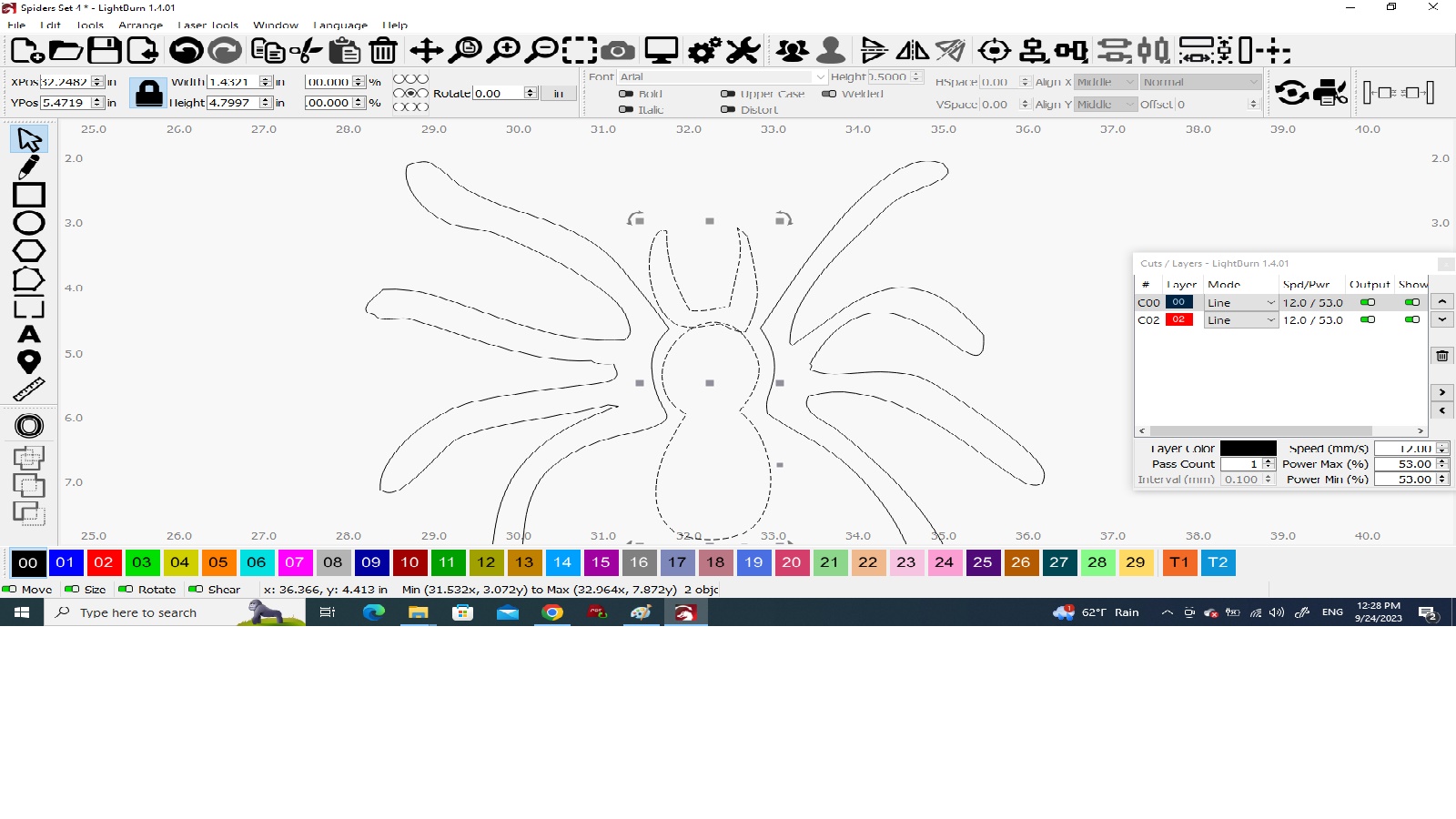 Boolean Tools Not Highlighting Lightburn Software Questions Lightburn Software Forum