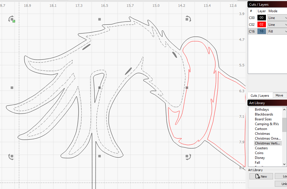 How To Join Non linear Objects From SVG LightBurn Software ions 