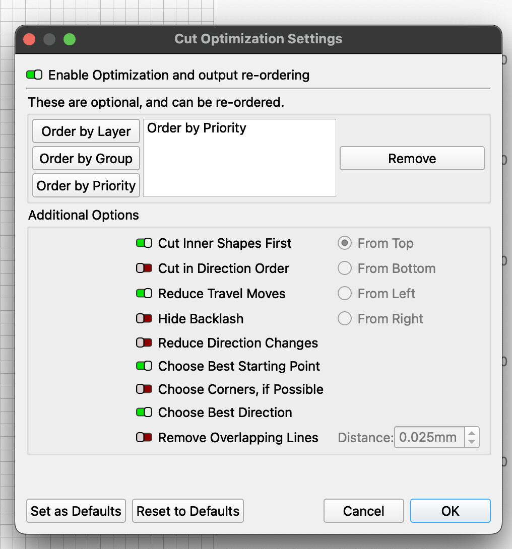 Lighburn "Fill shapes individually" ignores "sublayers" - LightBurn ...