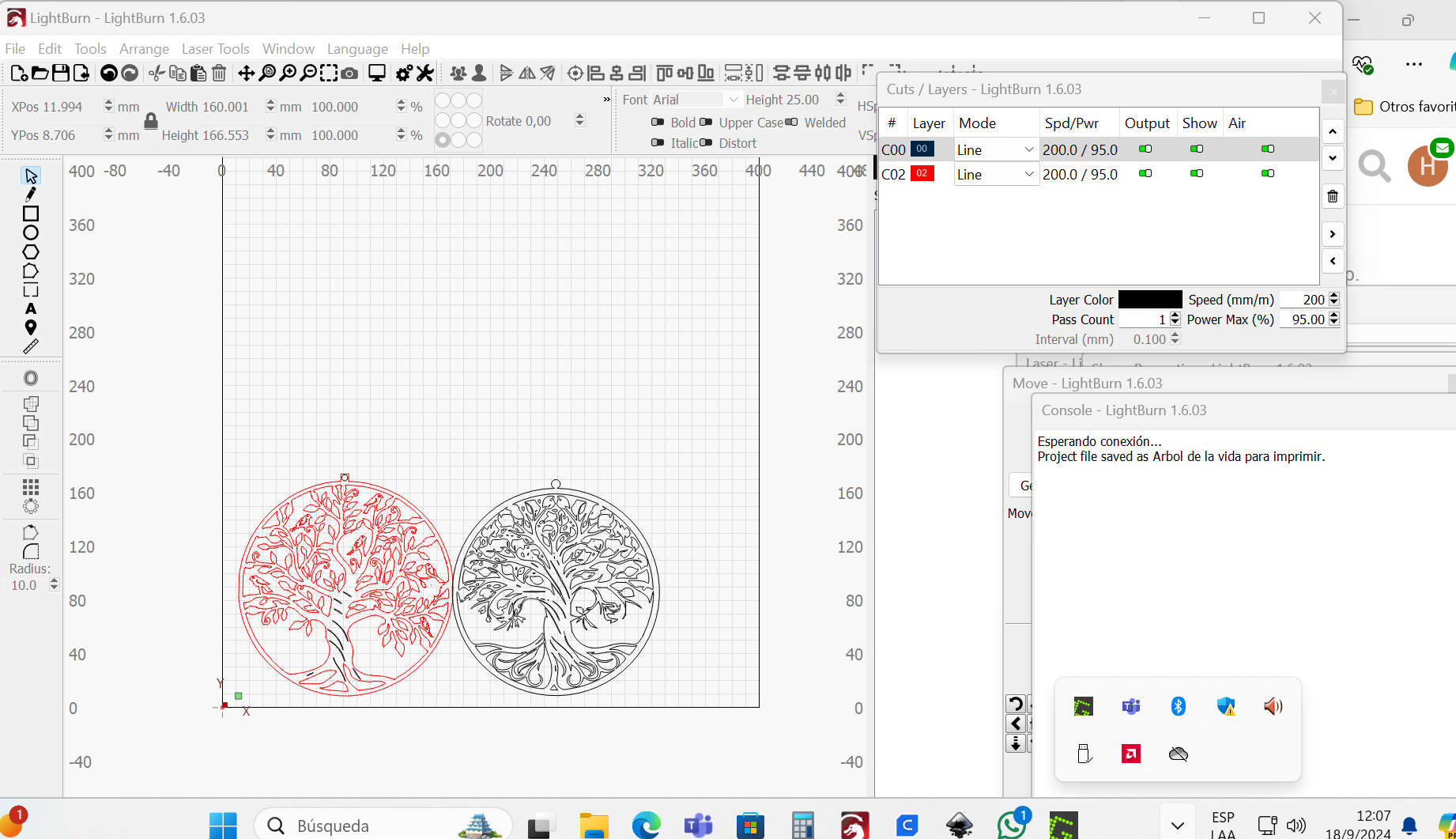 My color layer pallet is not showing at all in my screen - LightBurn ...