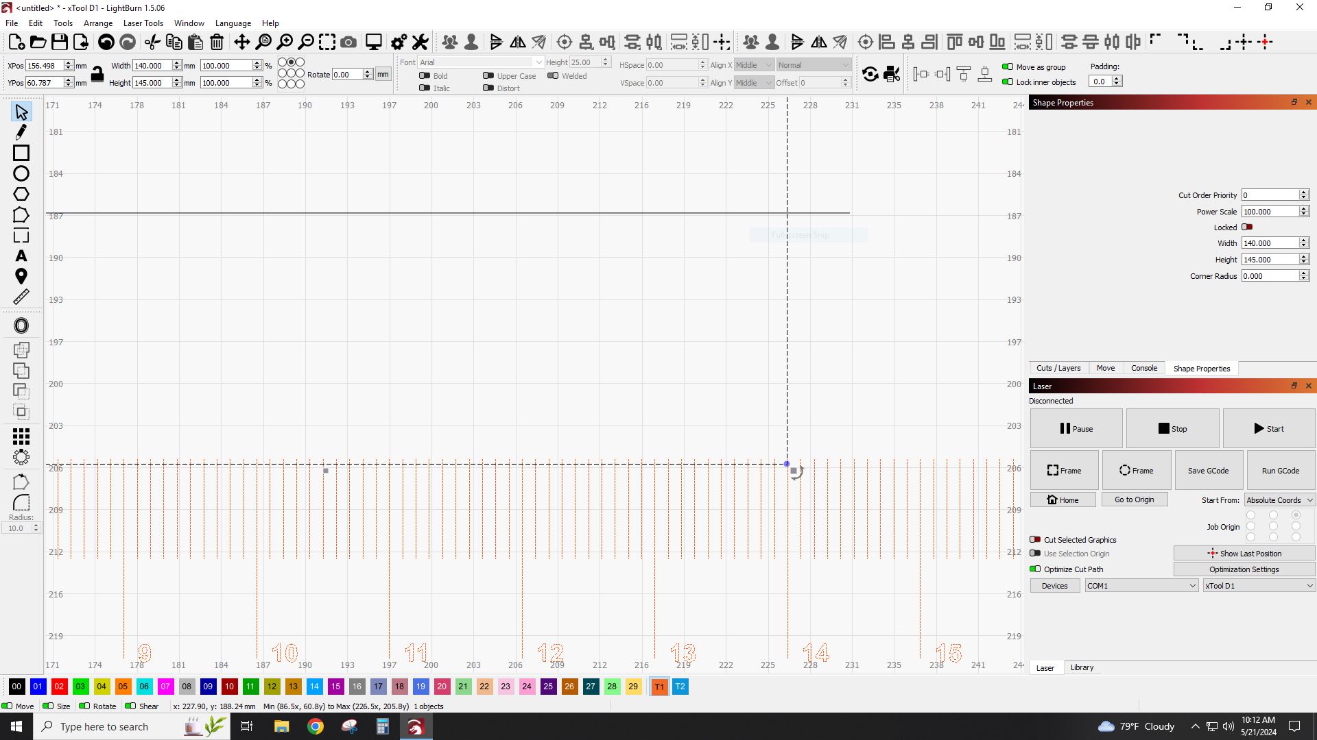 I find this useful - Community Laser Talk - LightBurn Software Forum