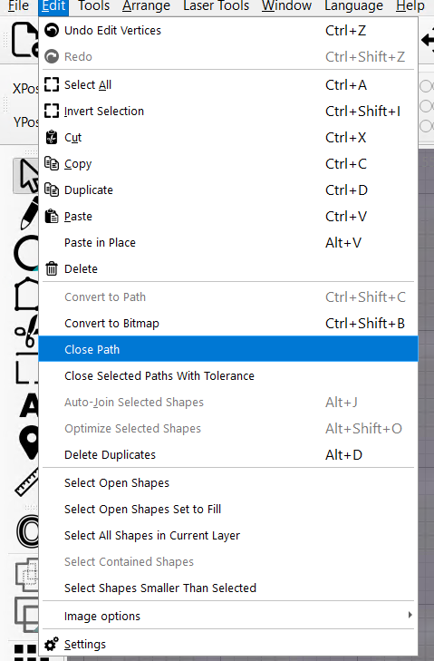Shaped not closed Lightburn 2.0 - LightBurn Software Questions ...