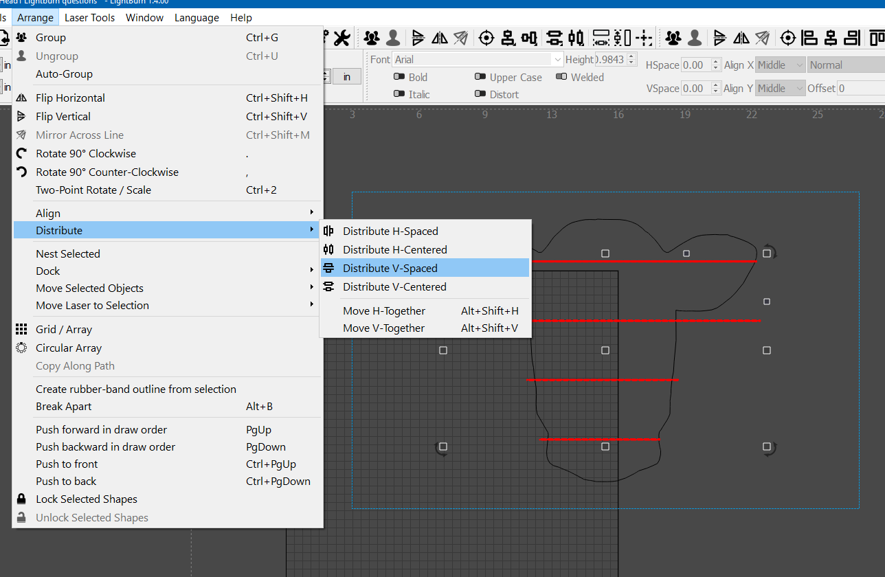 Equally Space LInes within an object - LightBurn Software Questions - LightBurn Software Forum