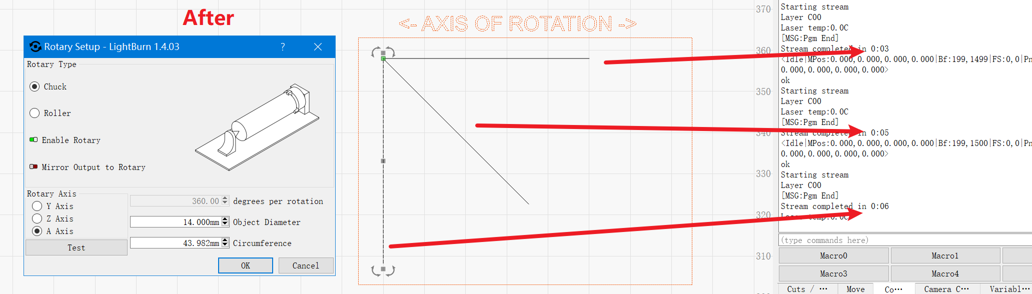 A axis rotary speed or conversion is not defined correctly Neje max 4 ...