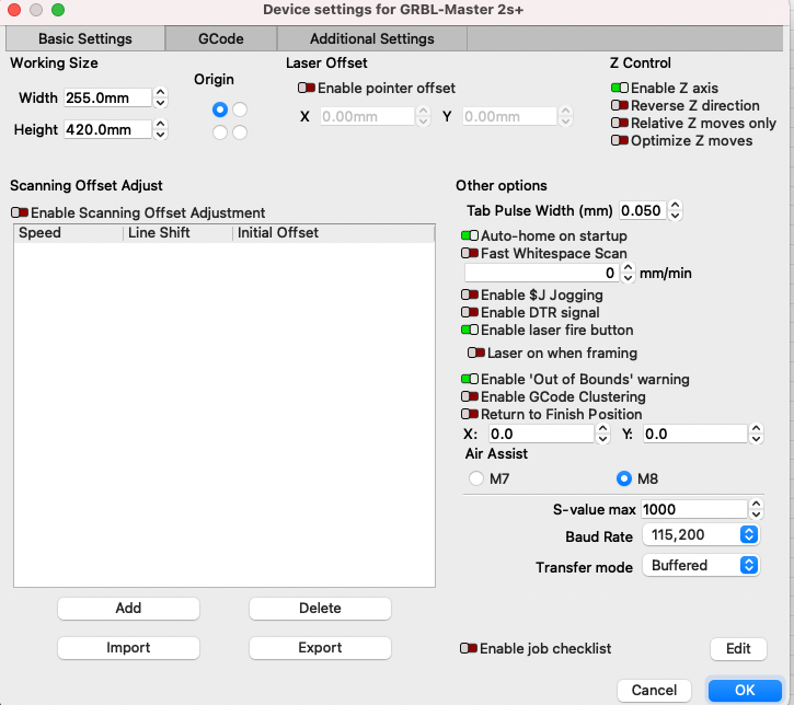Preview correct but Text engraved Backwards - LightBurn Software ...