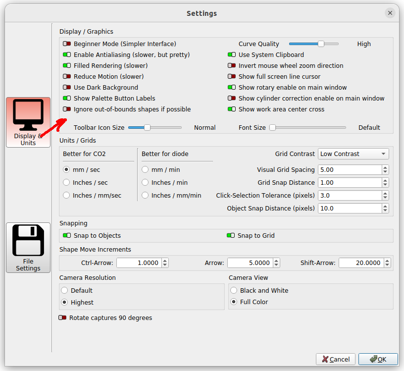 Framing A Project Larger Than The Workspace Lightburn Software Questions Lightburn Software
