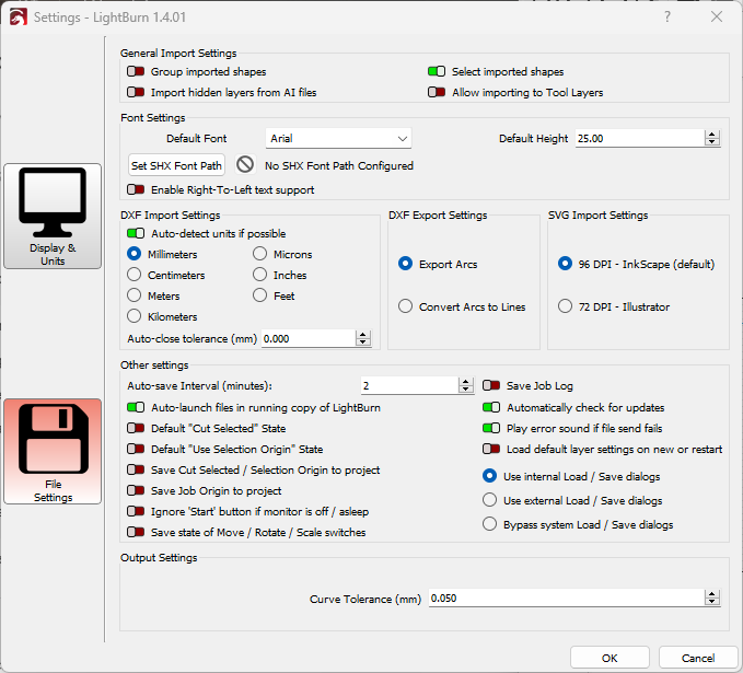 Bug report: New Window feature - OS Specific - LightBurn Software Forum