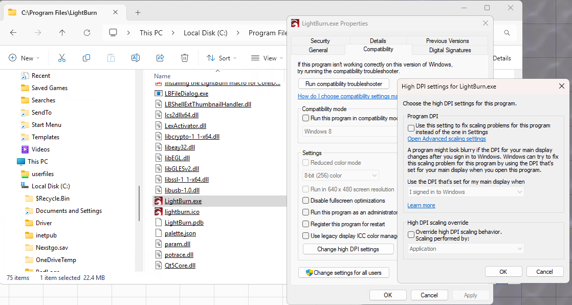 Material cut settings box - LightBurn Software Questions - LightBurn ...