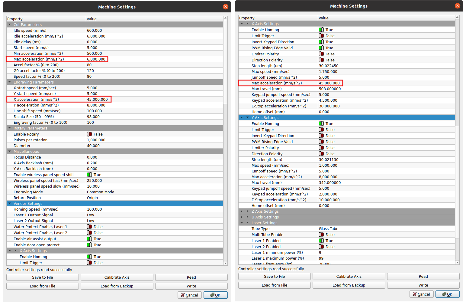 Laser 'overswings' while engraving: Incredibly slow. Please help? - LightBurn Software Questions ...