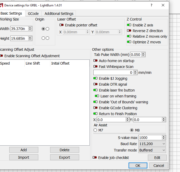 The power of my laser drops - LightBurn Software Questions - LightBurn ...