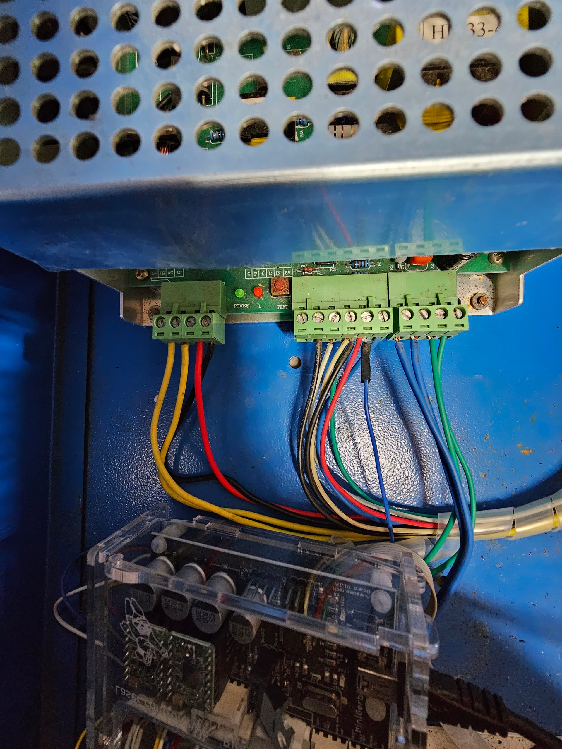 Machine wont operate unless i leave in the old wire where pwm goes ...