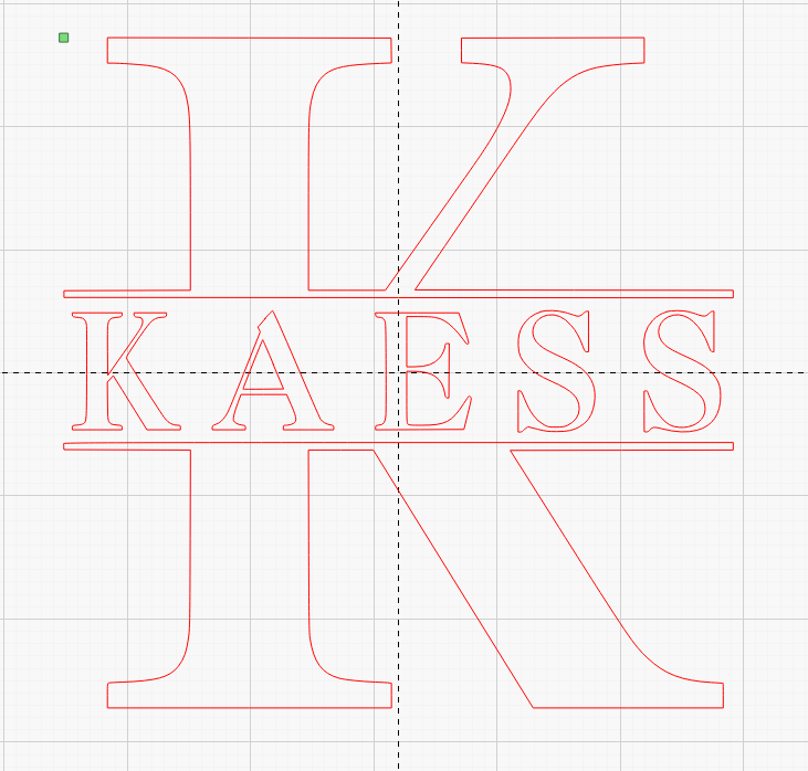 Place a name into a capital letter - LightBurn Software Questions ...