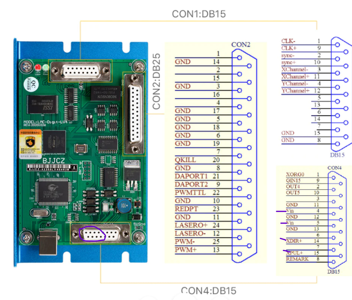 Setting up new rotary chuck on 50w raycus fiber laser - Galvo ...