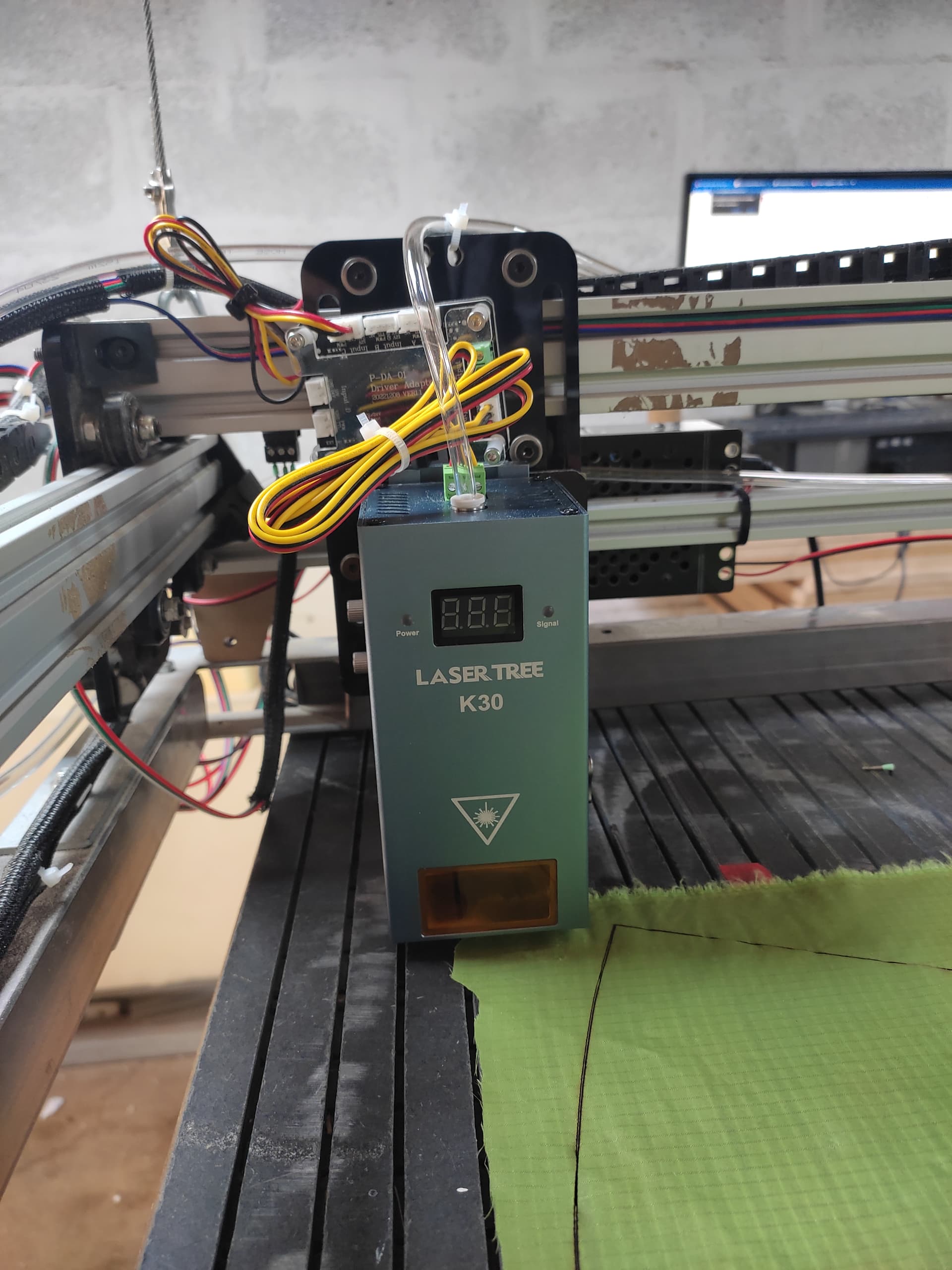 My laser stops after 10s of cutting - LightBurn Software Questions ...