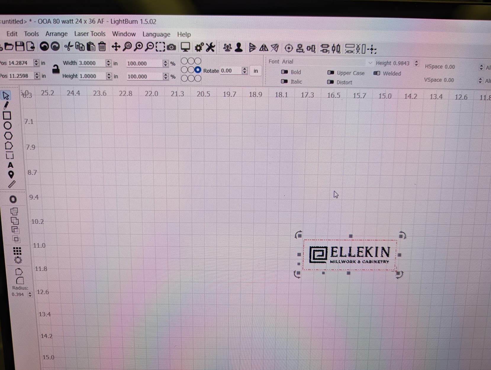 Issues with image sizing in loading & cut - LightBurn Software ...