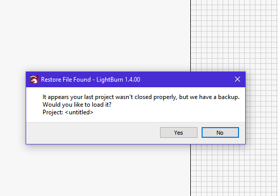 Bug report: New Window feature - OS Specific - LightBurn Software Forum
