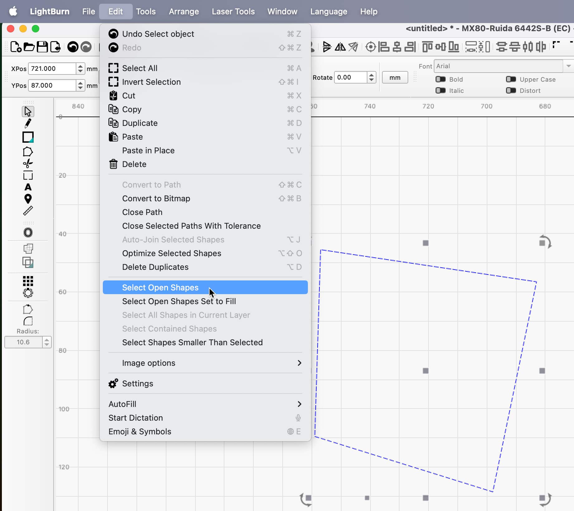 Shaped not closed Lightburn 2.0 - LightBurn Software Questions ...