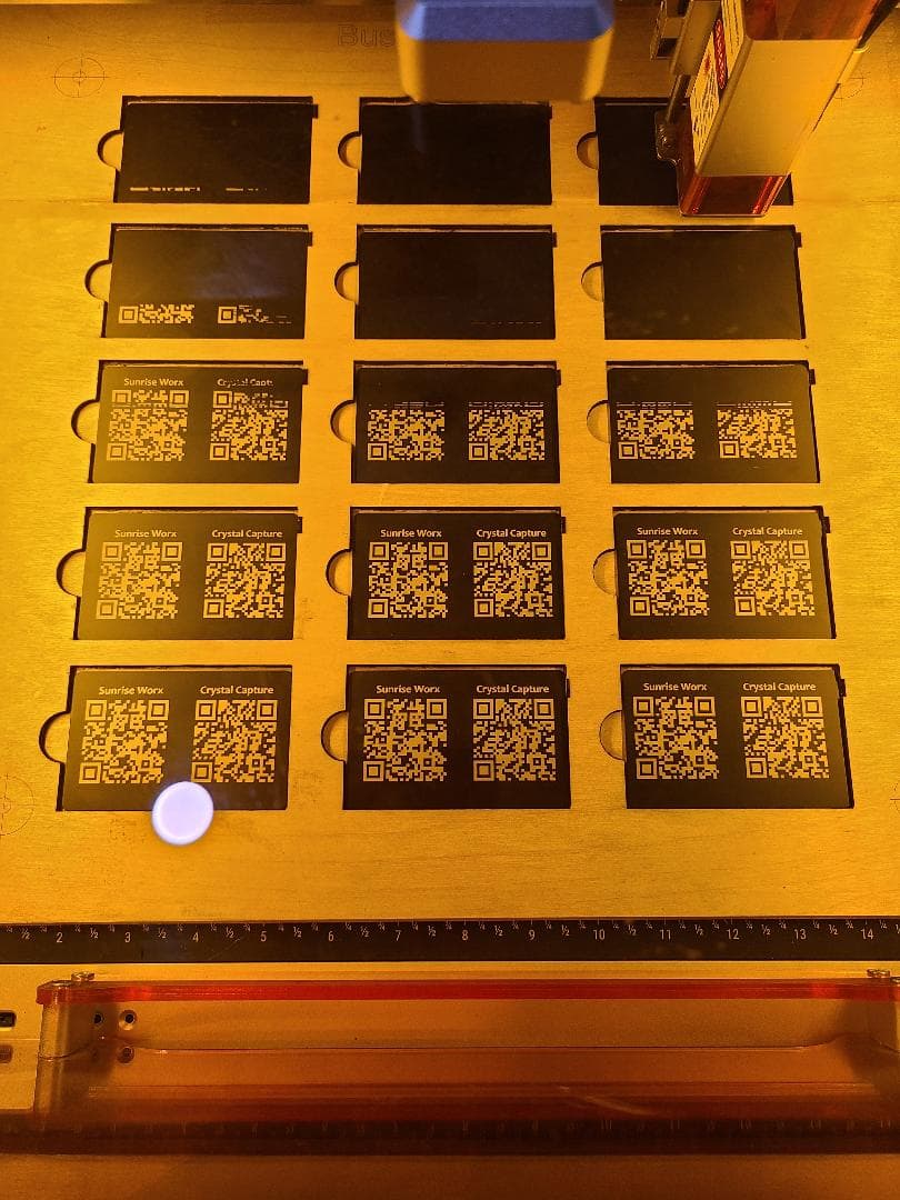 Cards 15up Laser Not Firing At All On One Card Lightburn Software Questions Lightburn