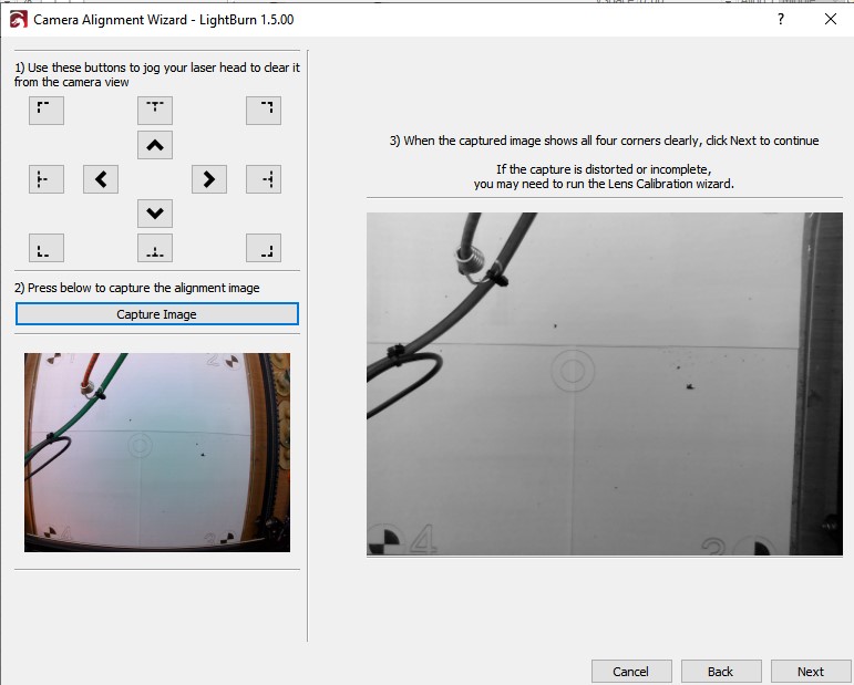 Camera Alignment Wizard Problems - LightBurn Software Questions ...