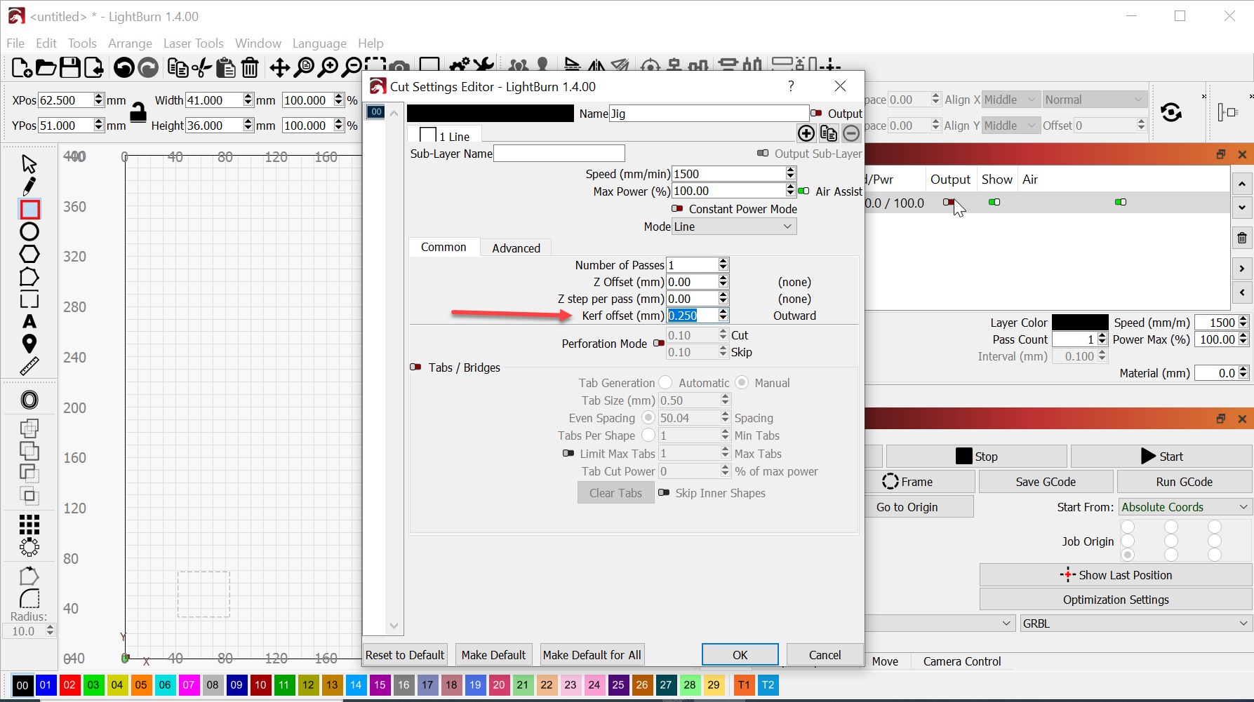 Lightburn is putting radius on my imported svg and on my Lightburn drawn squares - LightBurn ...