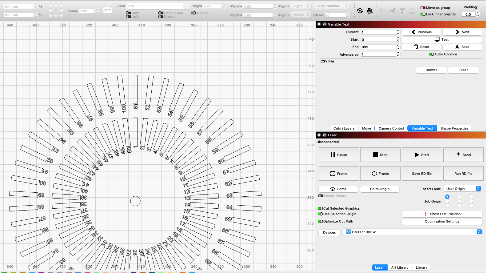 Multiple Variable Text(s) - LightBurn Software Questions - LightBurn Software Forum