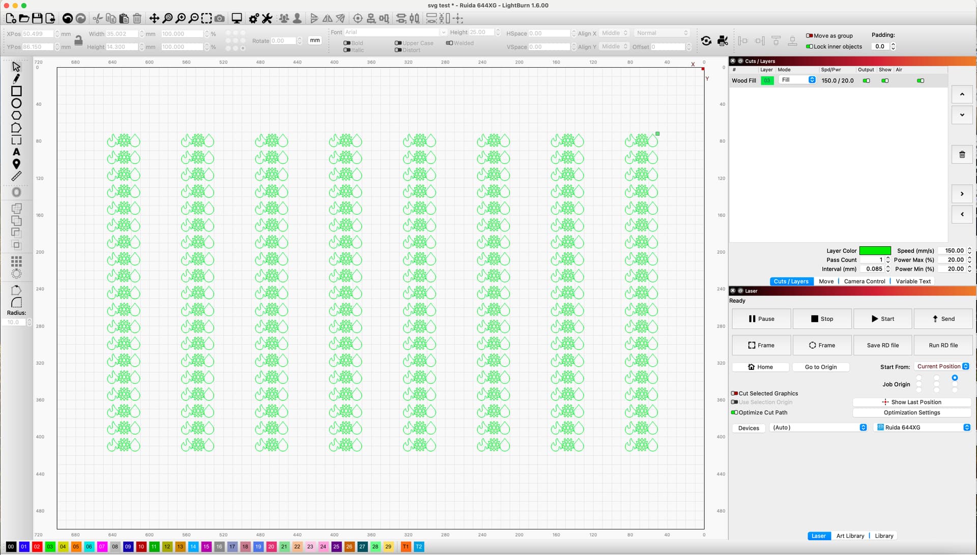 Very Strange Behavior Issue With Fill Lightburn Software Questions Lightburn Software Forum